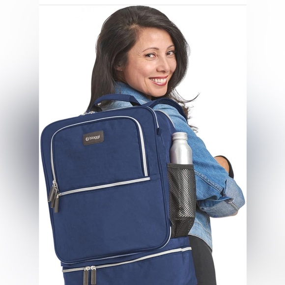 Biaggi | Storage & Organization | Biaggi Carry Cube Backpack Black Travel Nwt In Bag Tsa ...